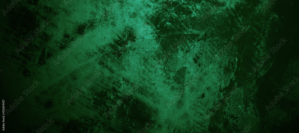 Dark green wall halloween background concept. Scary background. Horror ...