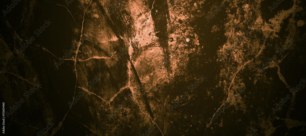 Dark red orange yellow wall halloween background concept. Scary ...