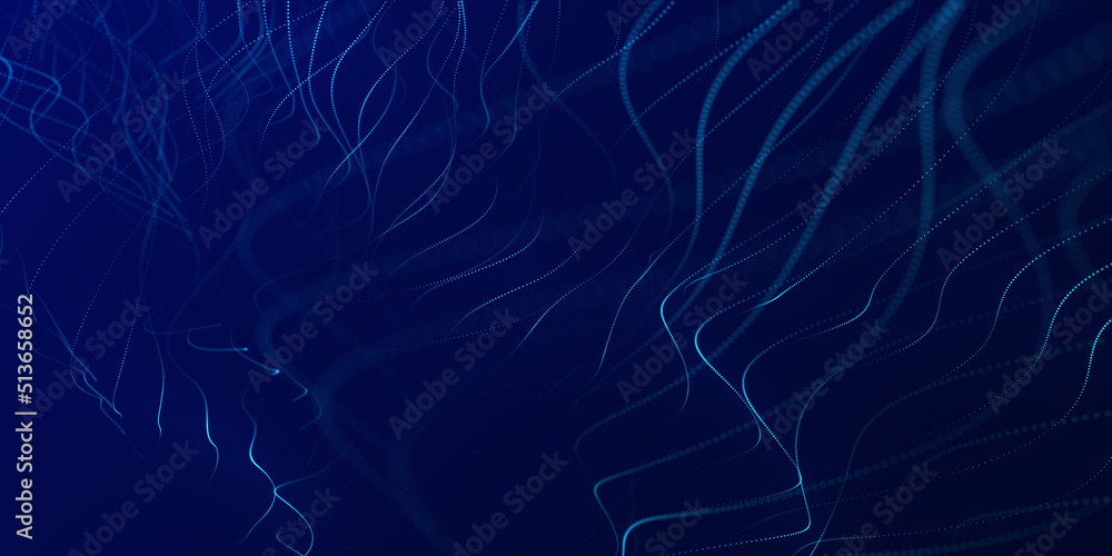 Technology digital wave background concept. Wave stream digital ...