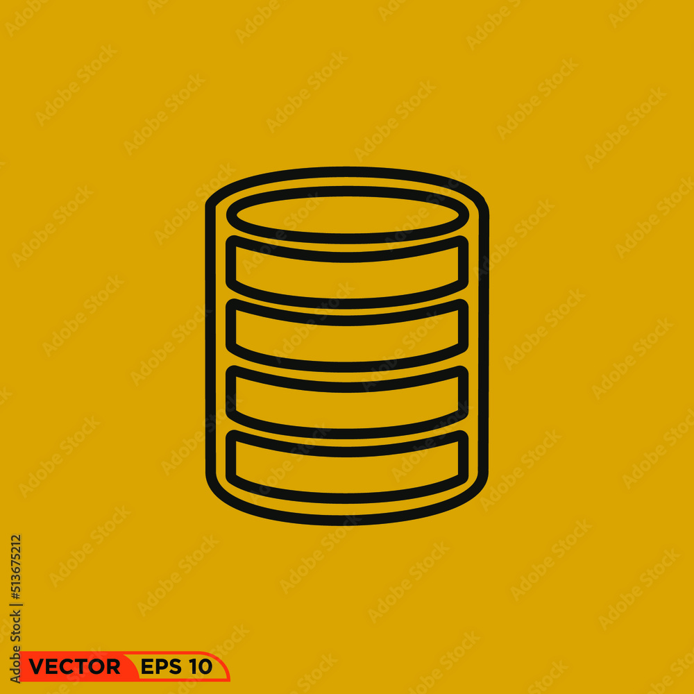 Icon vector graphic of tabel diagram Stock Vector | Adobe Stock