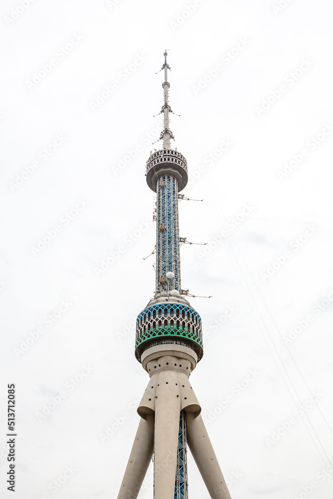 The highest television tower built in Central Asia, TAshkent ...