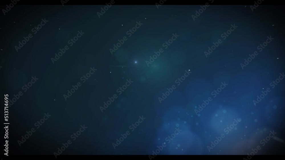 Abstract Space Background Animation Through Lights of Plasma and Nebula ...