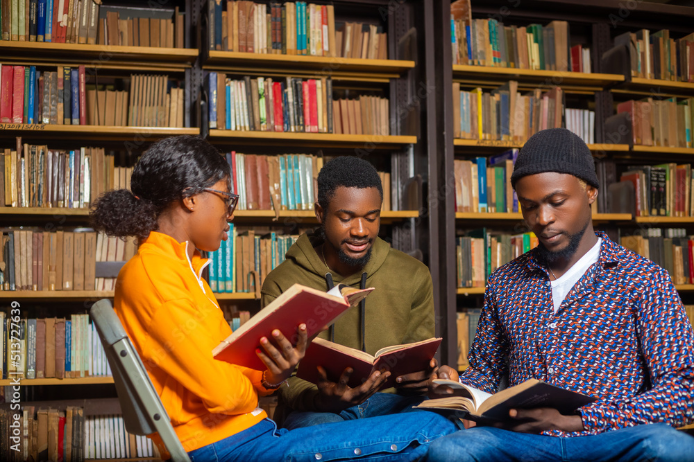 University Students In Library