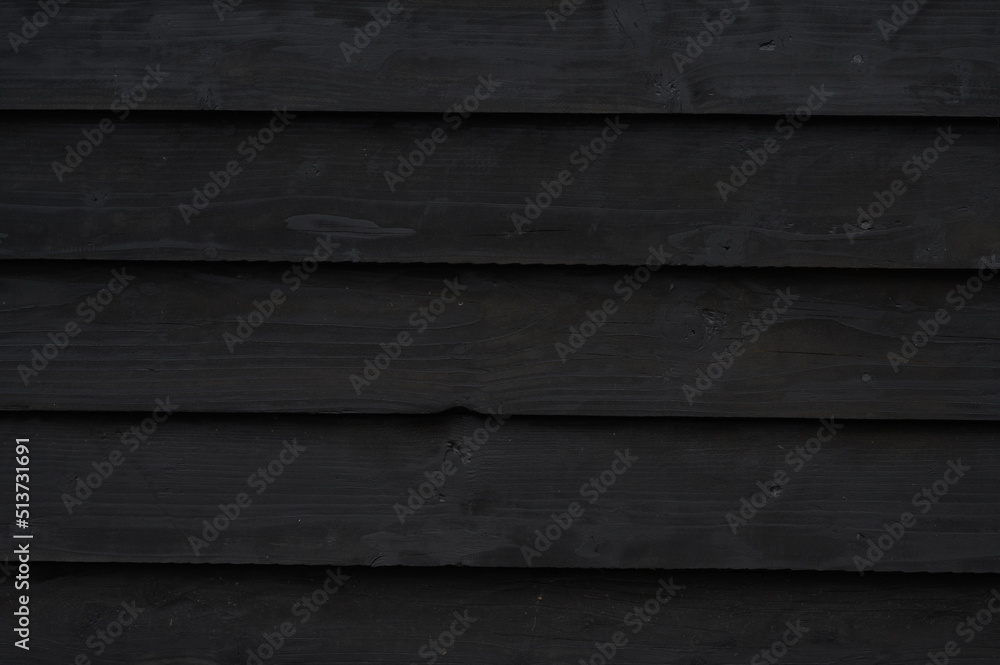 Panorama of Black wood fence texture and background seamless. Stock ...