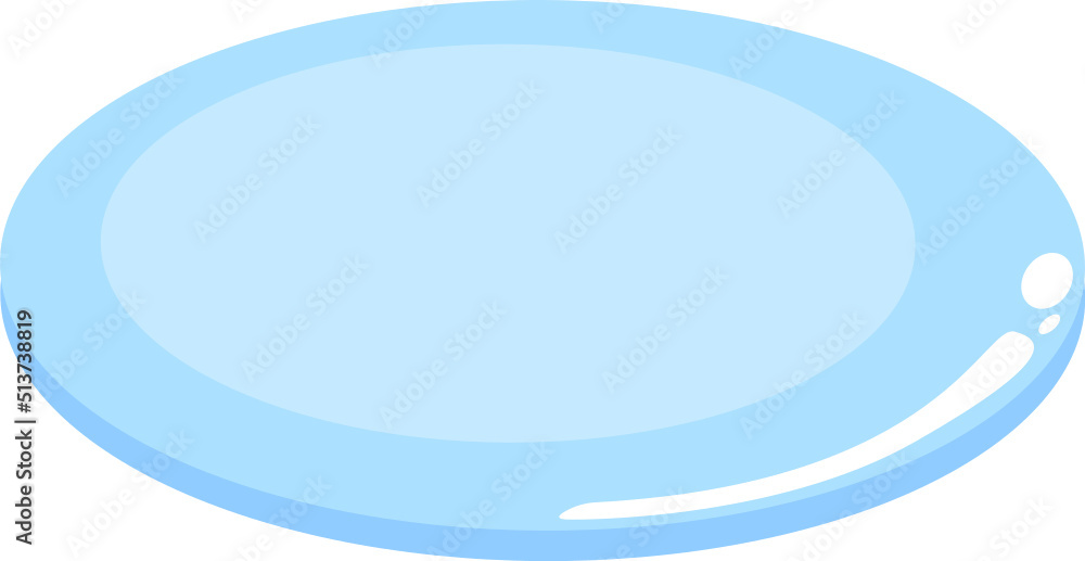 Water puddle clipart design illustration Stock Vector | Adobe Stock