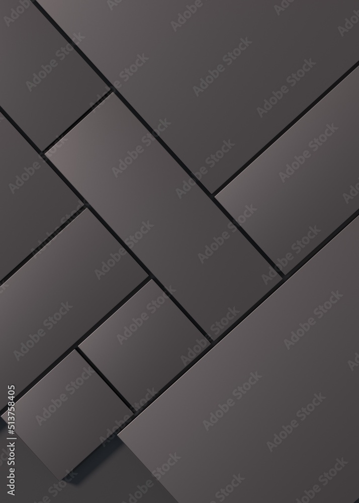 3d black rectangle stage podium top view minimal studio background ...