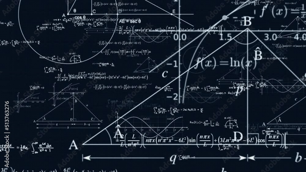 Maths Loop Background Stock ビデオ | Adobe Stock