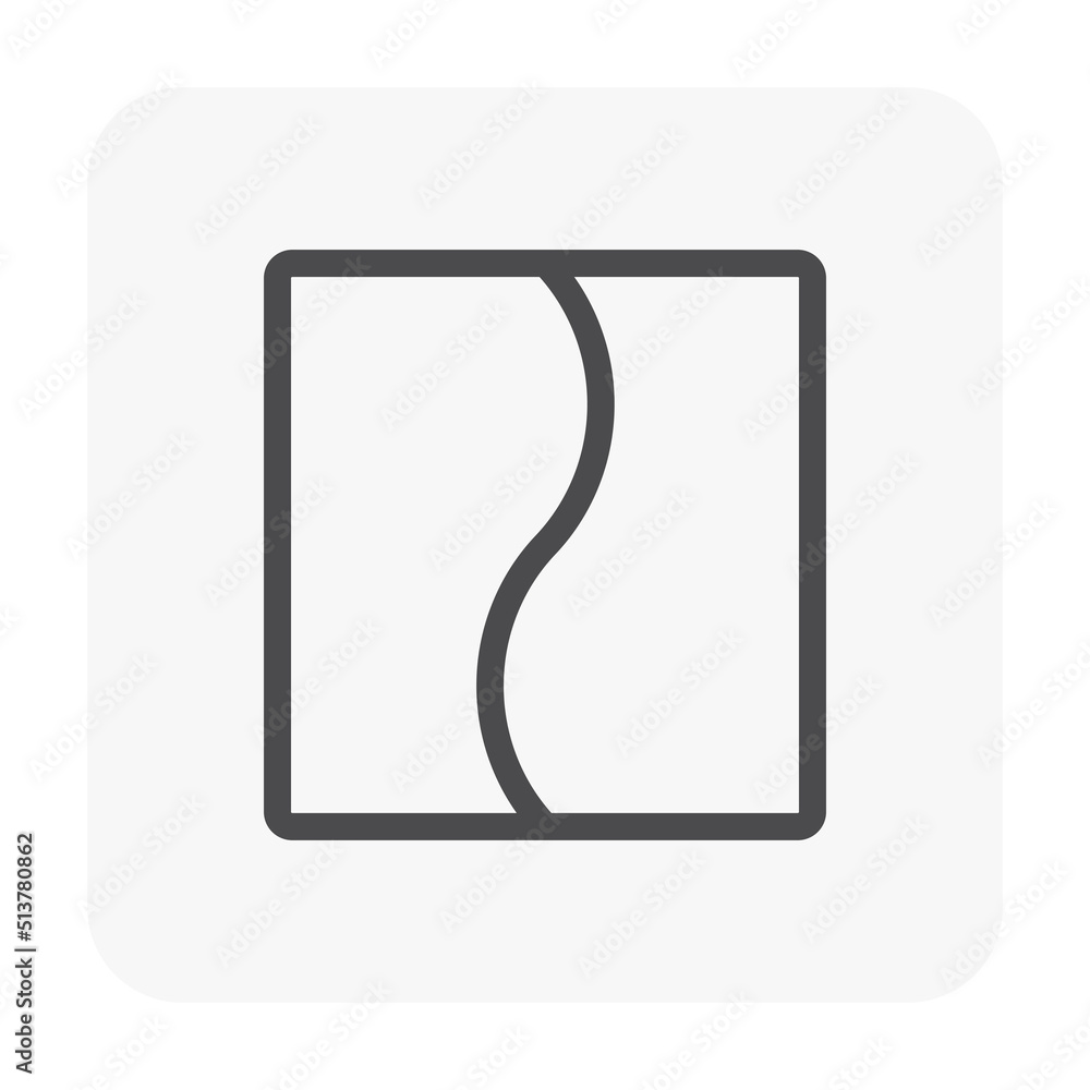 Ceiling vector icon with shape. Modern interior design idea ...