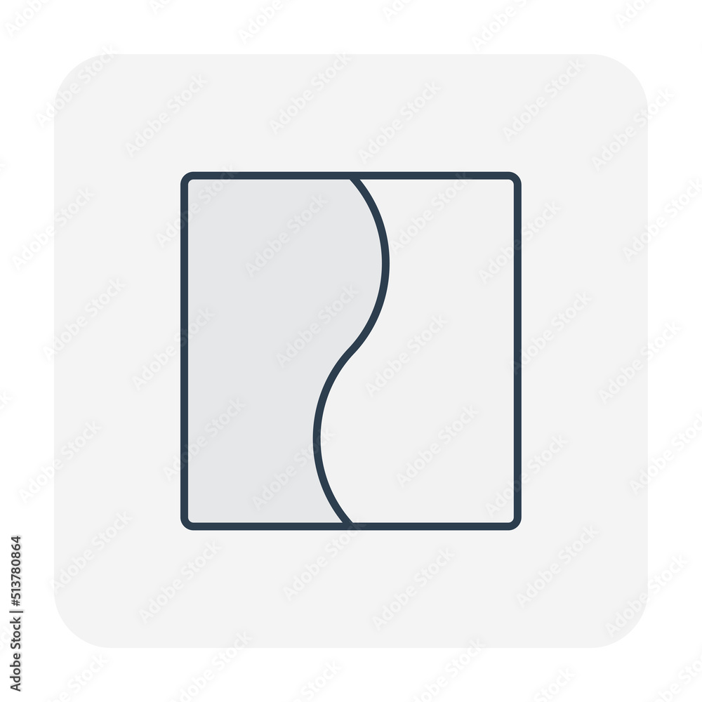 Ceiling vector icon with shape. Modern interior design idea ...