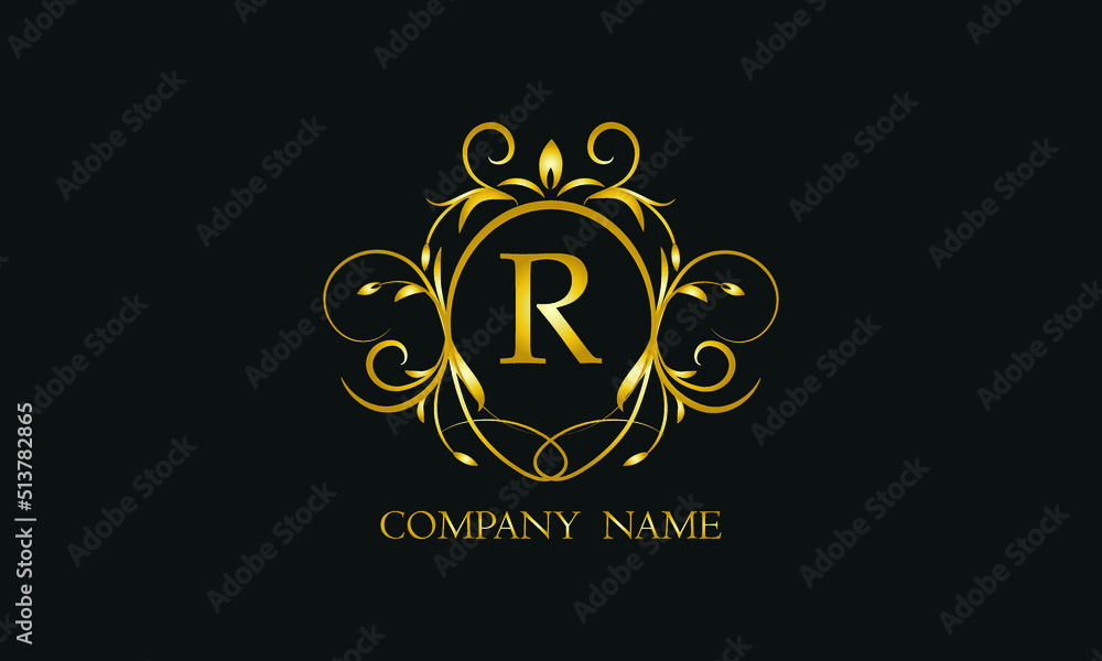 Creative monogram, icon with letter R. Logo design for your business ...