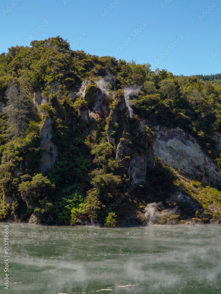 Frying Pan Lake or Waimangu Cauldron - the World's Larges Hot Spring ...