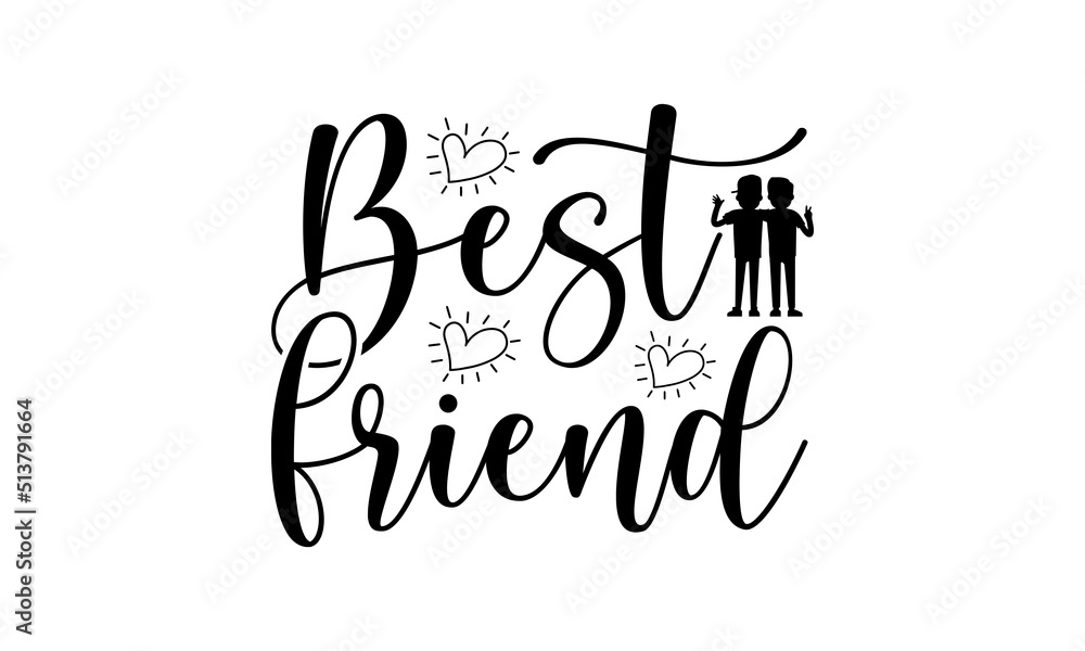 Vetor de Best friend SVG, Friendship Svg Bundle, Friends Svg, Best ...