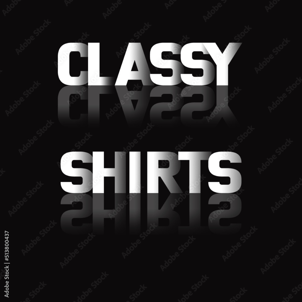Editable 3d Text Effect Styles Classy Shirt Text Black Background ...