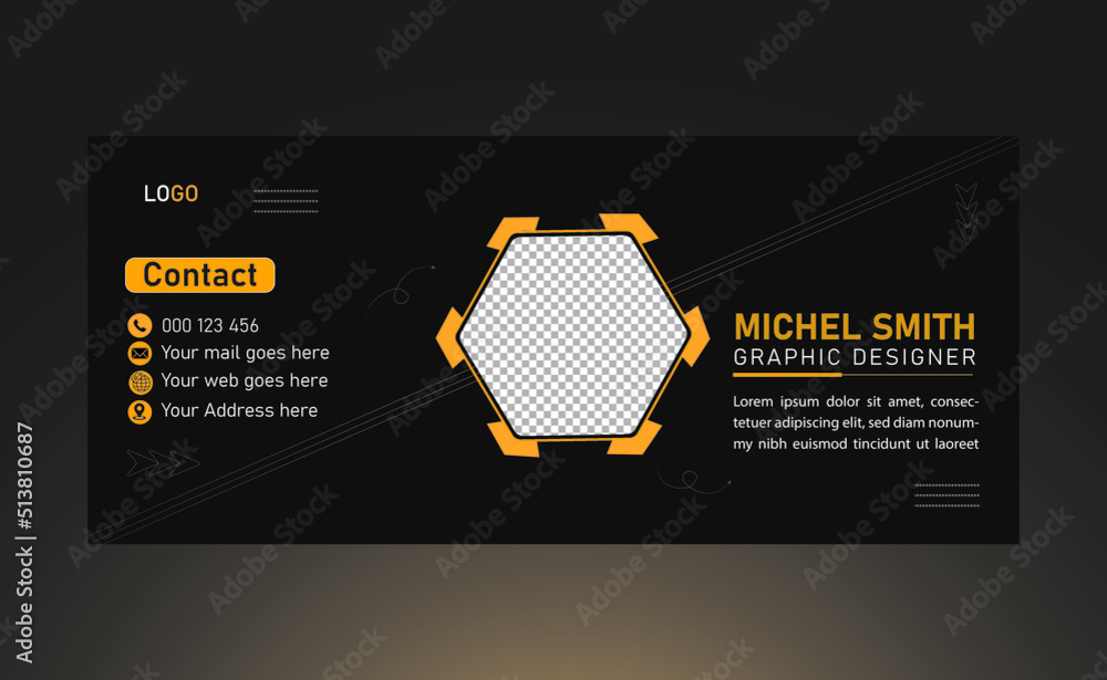 Modern Facebook cover page timeline banner template with modern layout ...