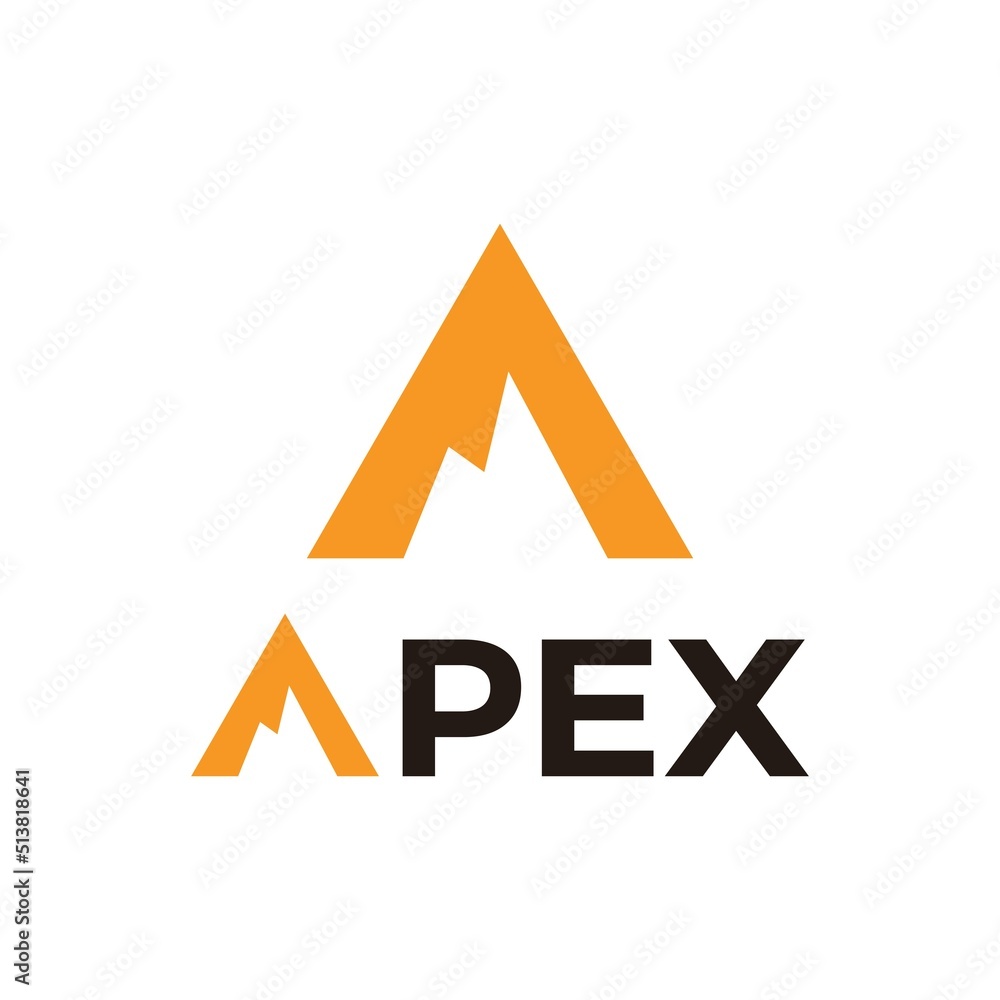 Apex Symbol logo. Abstract letter A symbol vector illustration Stock ...