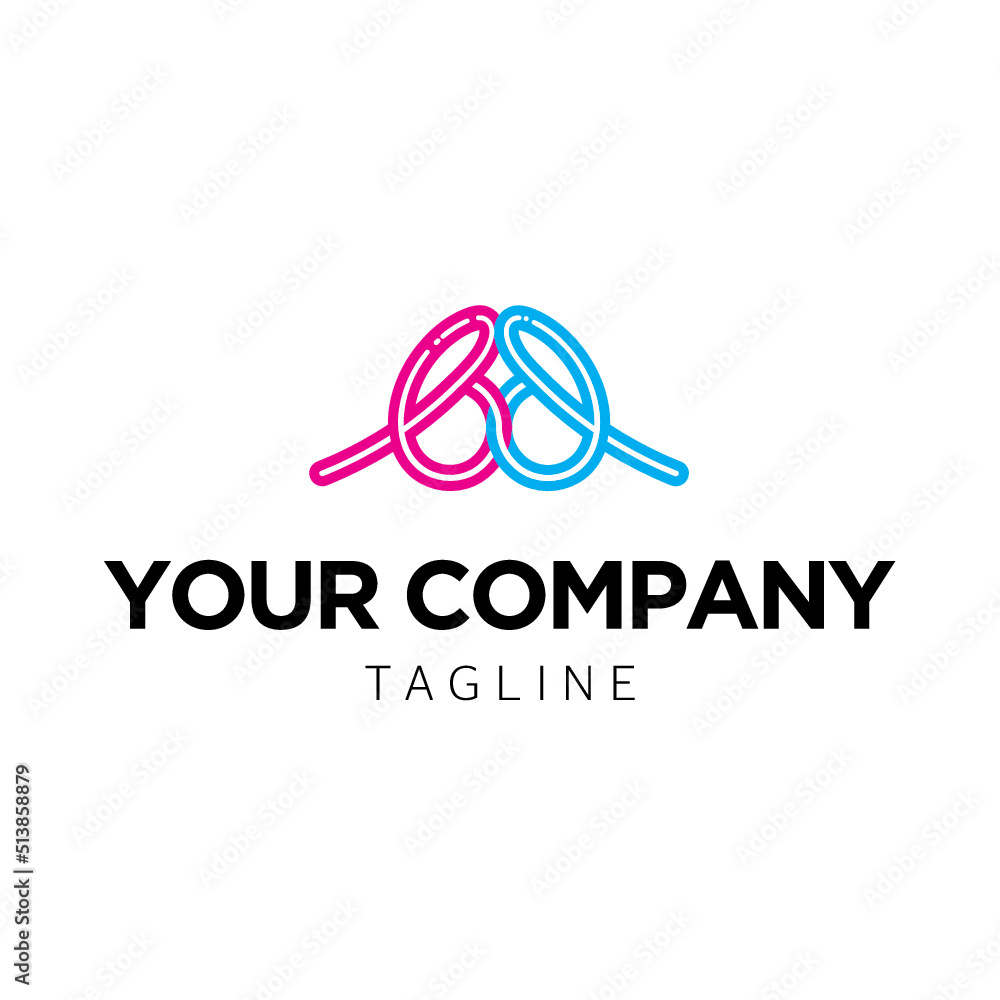 BD logo vector Stock Vector | Adobe Stock