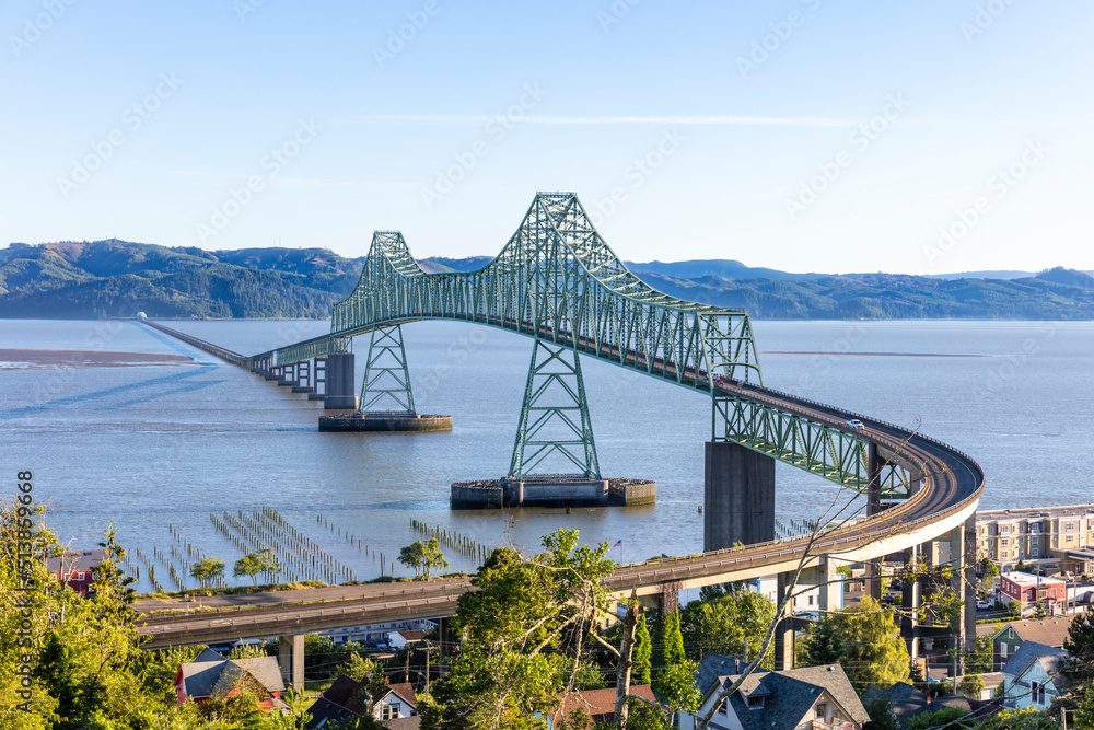The Astoria–Megler Bridge is a steel cantilever truss bridge in Astoria ...