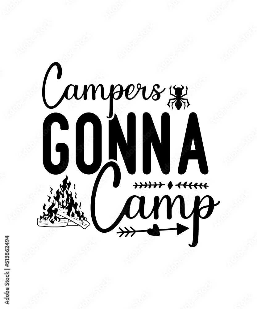 Camping svg bundle | Camping Sign svg | Camp Life Svg | Campfire Svg ...