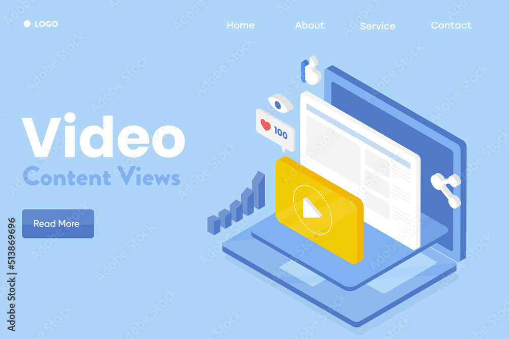 Increasing video content views on social media channel, viral video ...