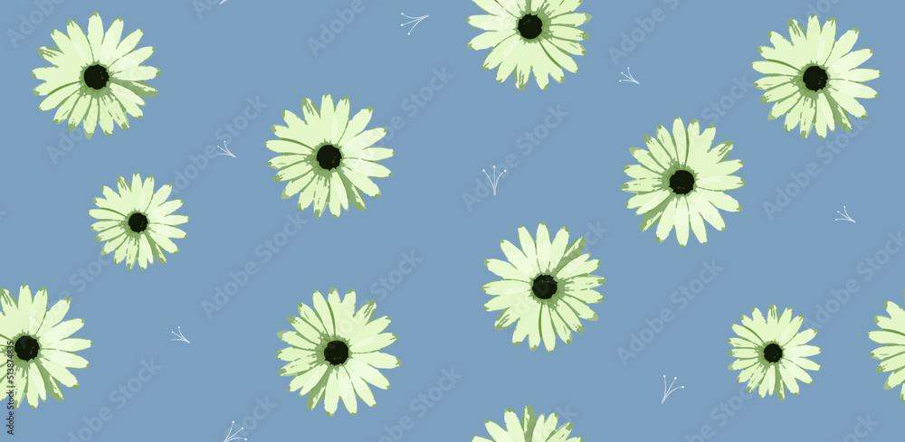 patron (print) vectorial de flor Stock Vector | Adobe Stock