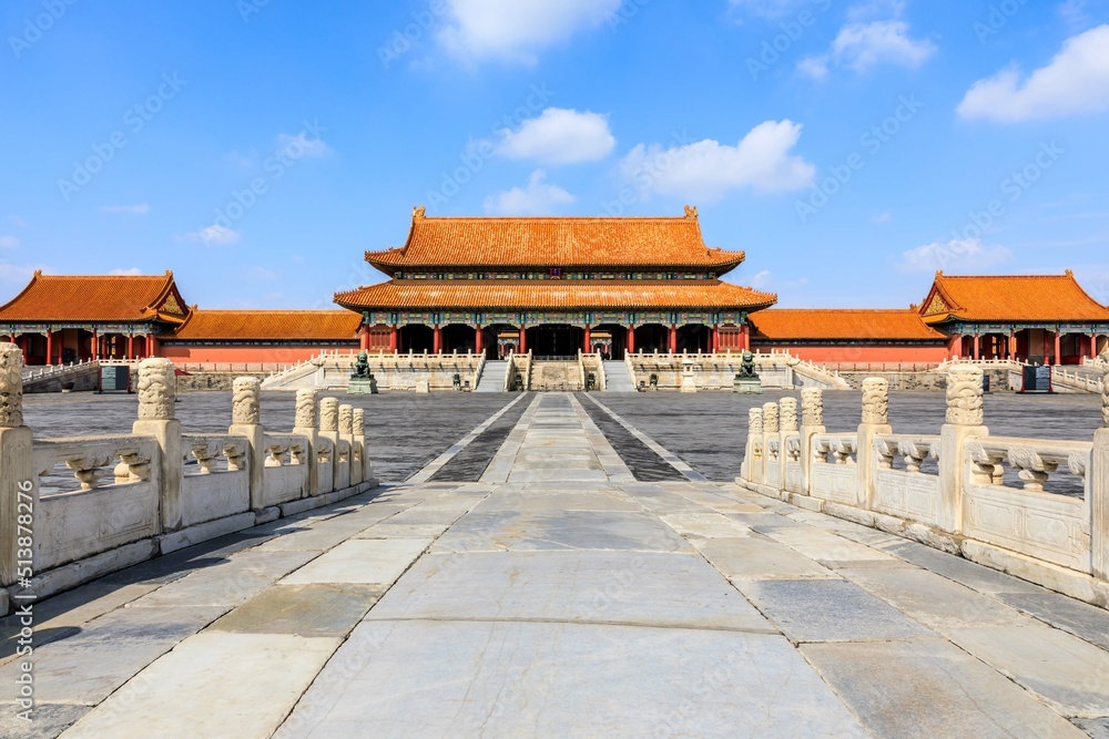 The Forbidden City in Beijing, China. Forbidden City, ancient Chinese ...