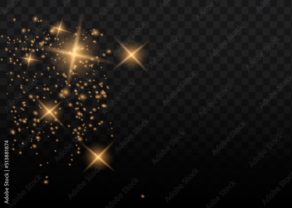 Space vector background with realistic stars. Starry sky or universe ...