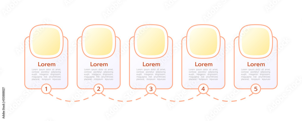 Task life cycle infographic chart design template. Abstract infochart ...