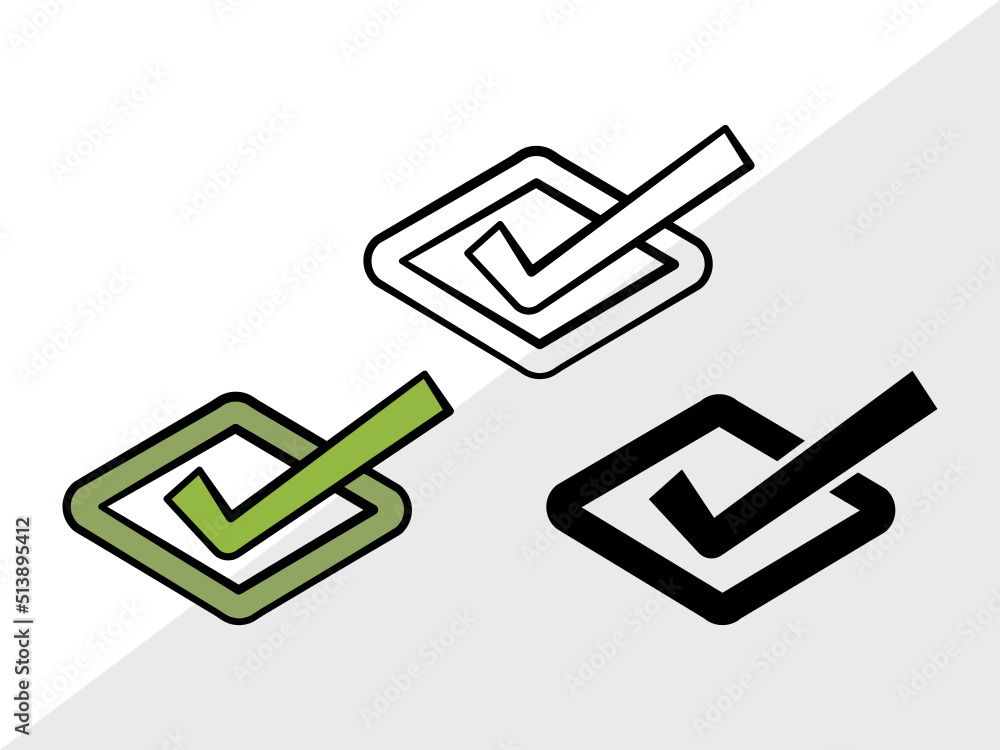 Check Mark SVG Cut File | Tick Mark Svg | Check Box Svg | Cross Mark ...