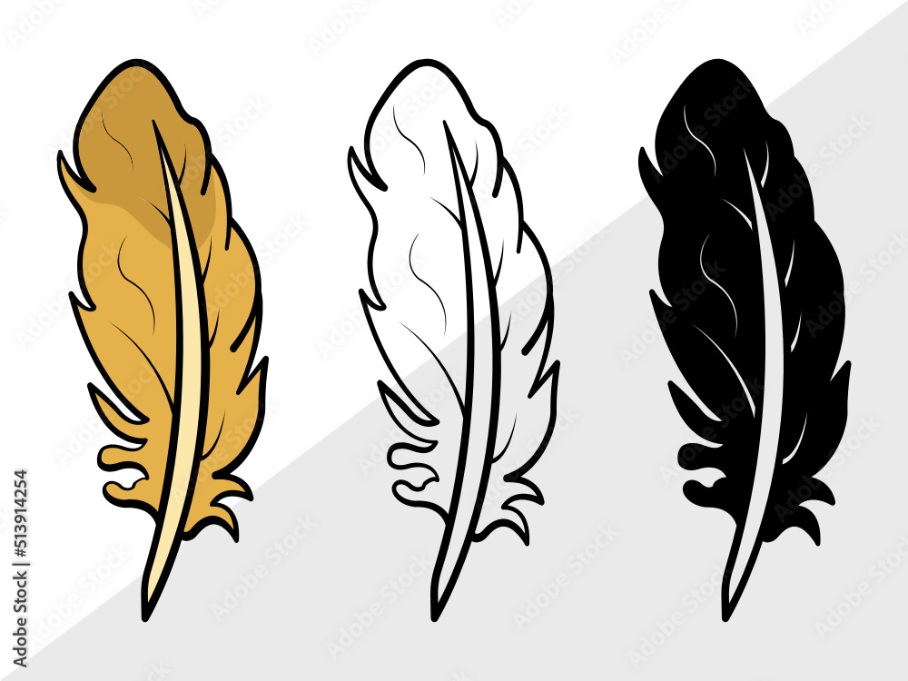 Feather SVG | Boho Feathers Svg | Feathers Svg | Tribal Boho Svg ...