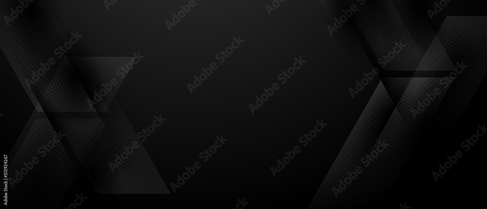 Modern Abstract Black Background With Elegant Elements Vector ...