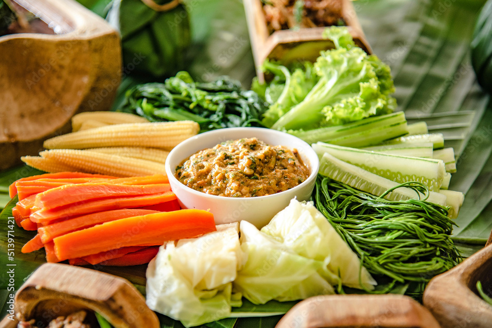 Traditional food of the Akha tribe to welcome tourists on Doi Pha Mi ...