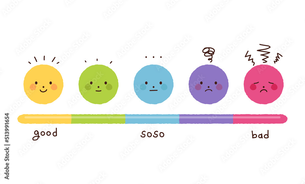 Health or emotional fatigue condition concept stage gauge. Vector ...