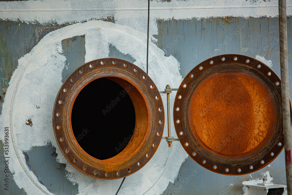 Tank open manhole confined space entry Stock Photo | Adobe Stock