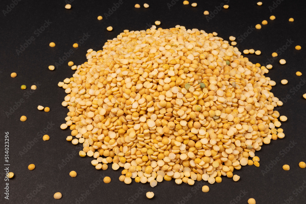 Split Chickpea Also Know as Chana Dal, Dried Chickpea Lentils or Toor ...