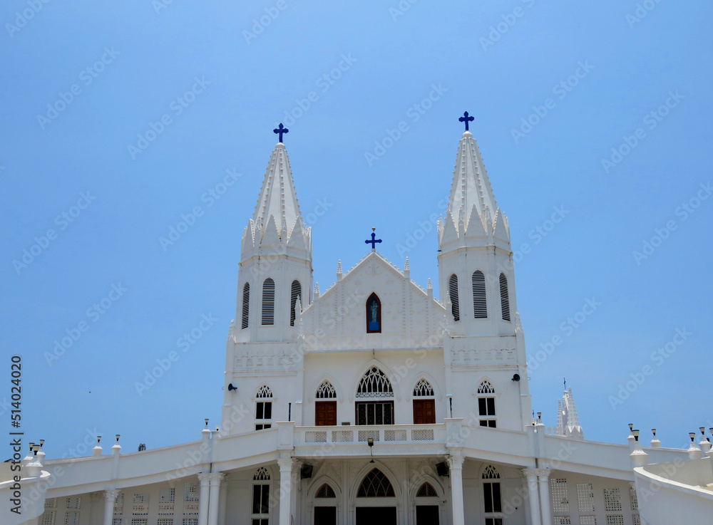 Velankanni Church Known as the 'Lourdes of the East', the Velankanni ...