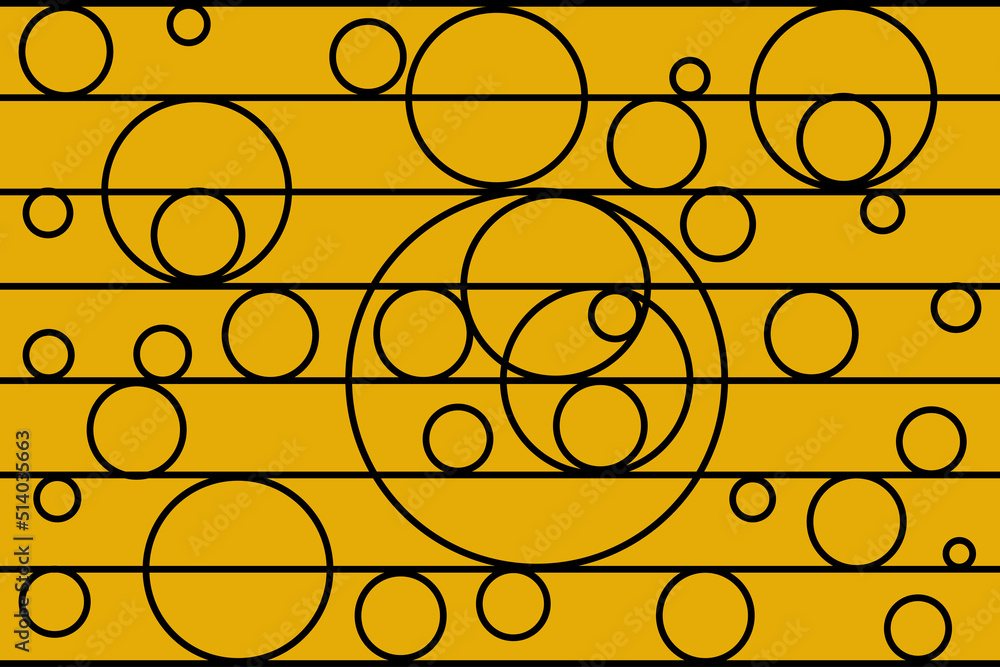 Different types of ring, circle shape texture with seamless lines ...