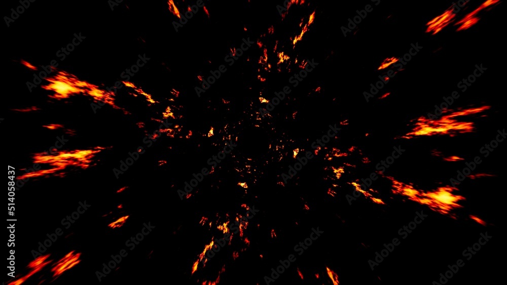 Fire Particles Overlay Effect Stock Illustration | Adobe Stock