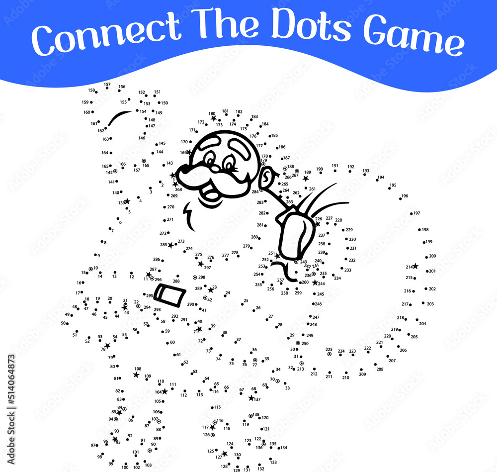 connect the dots, draw game, kids puzzle work sheet, Christmas puzzle ...