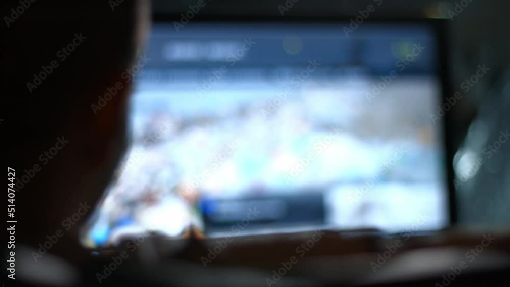 person watching tv. person changing channels tv Stock Video | Adobe Stock