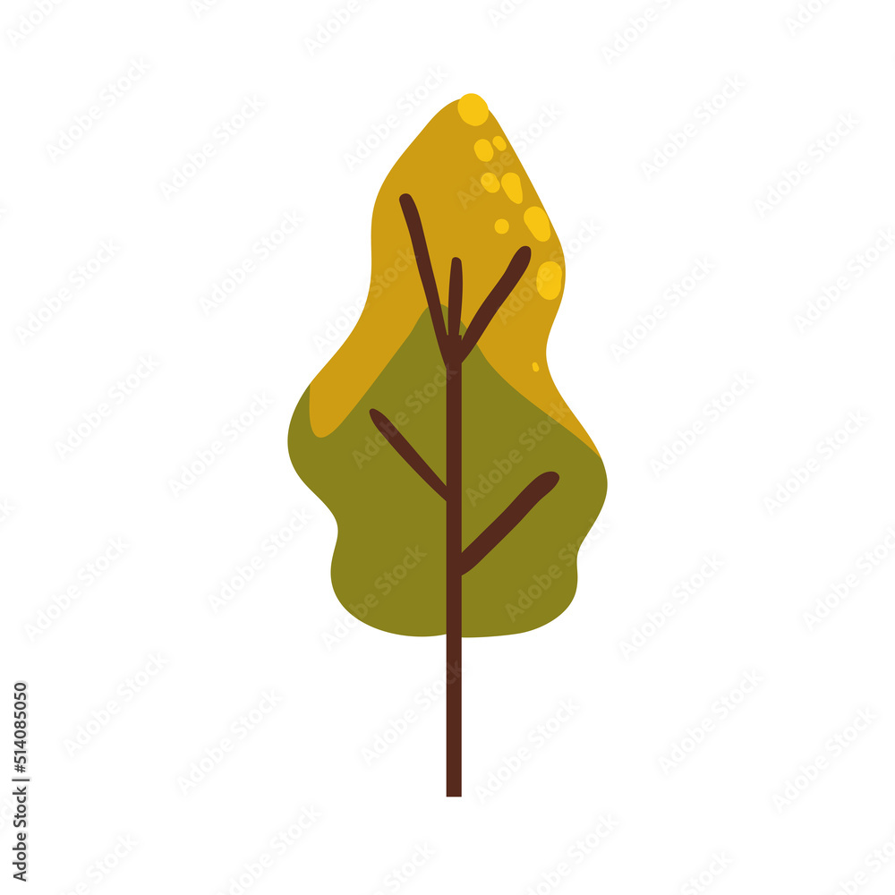 cartoon tree icon Stock Vector | Adobe Stock