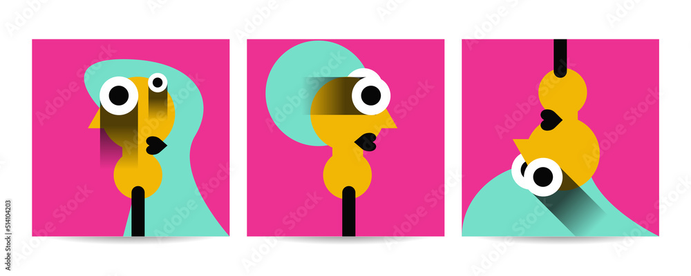 Actors And Puppets vector illustration. Scene with actors in the ...