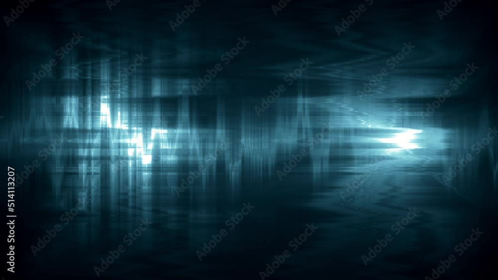 Video Stock Wave form background animation, Futuristic mysterious ...