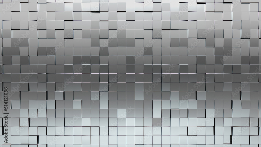 Polished, Luxurious Wall background with tiles. Square, tile Wallpaper ...