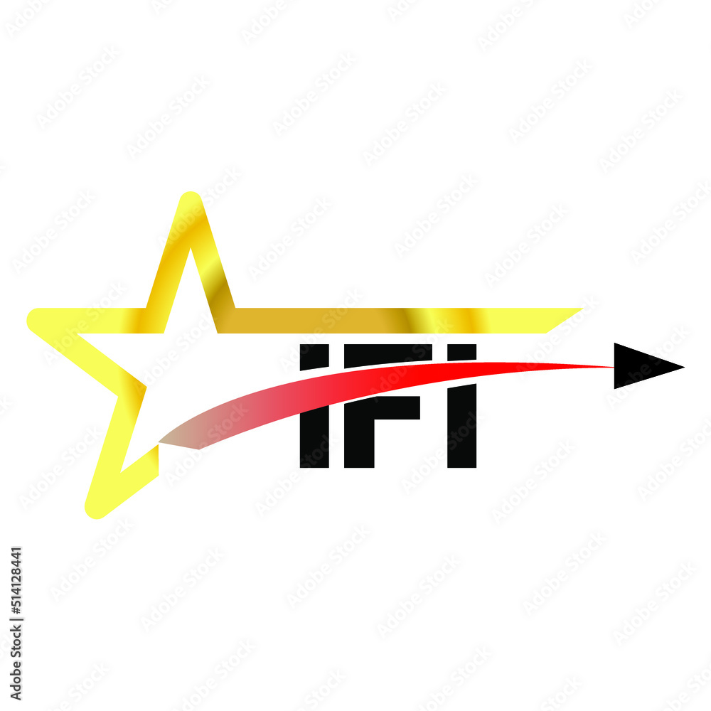 IFI letter logo design. IFI creative letter logo. simple and modern ...