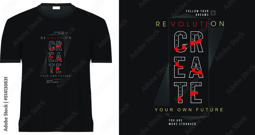 CREATE, FUTURE TYPOGRAPHY VECTOR DESIGN WITH VERTICAL BOXES TEXTURE ...