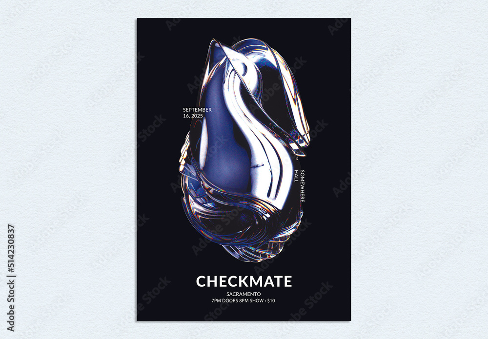 Creative Event Abstract Poster Layout Stock Template | Adobe Stock