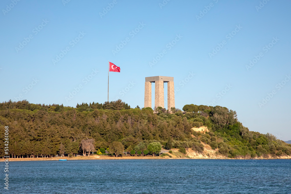 Gallipoli peninsula, where Canakkale land and sea battles took place ...