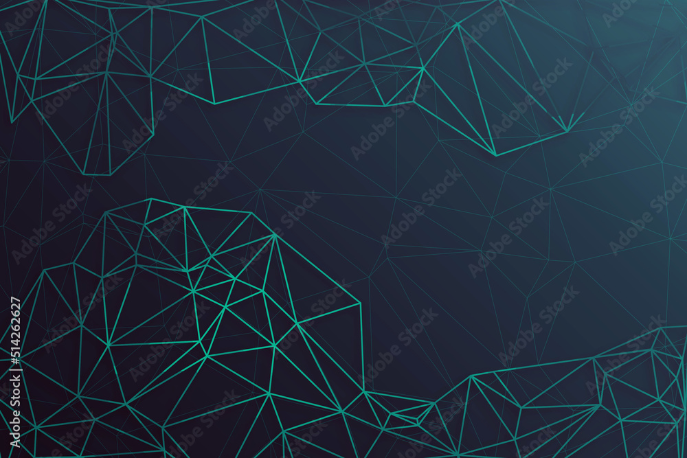 Geometric Abstract Background Low Poly Design Stock Illustration ...