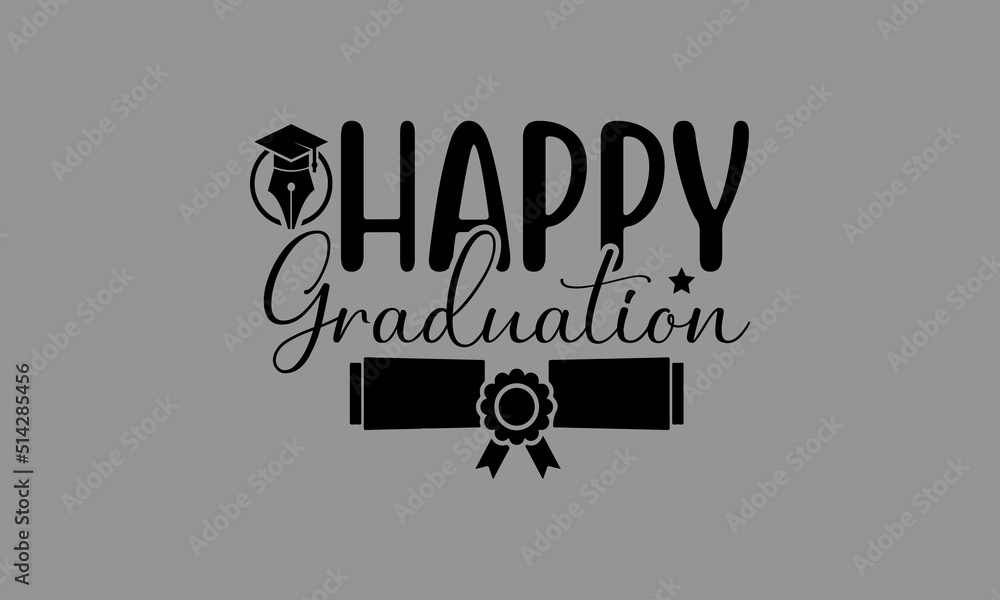 Happy graduation SVG, Graduation Cap, Tassel, Certificate Bundle, Cake ...
