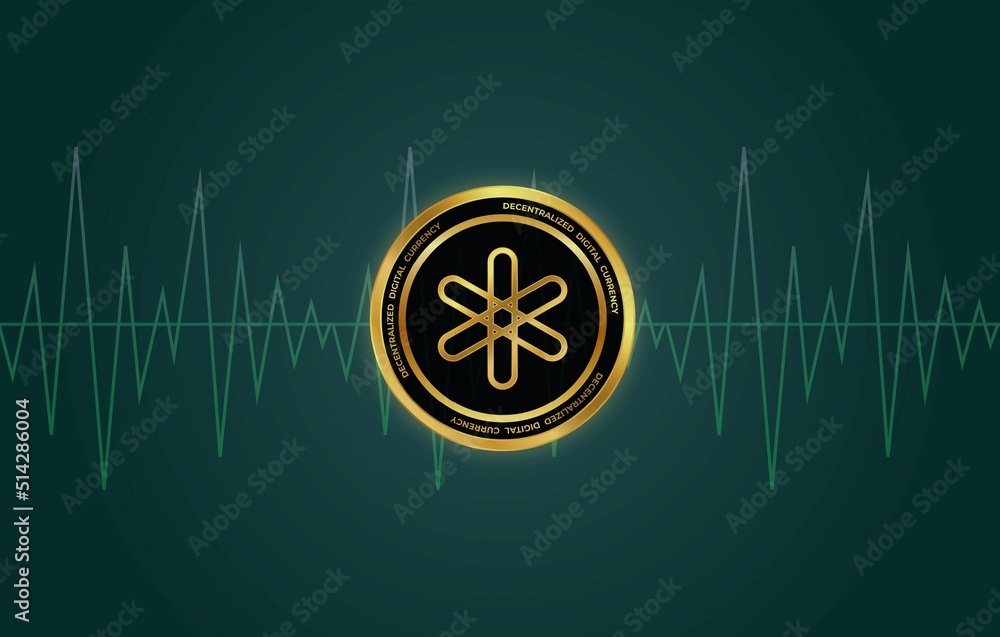 virtual coins and their logos. dent virtual currency logo. 3d ...